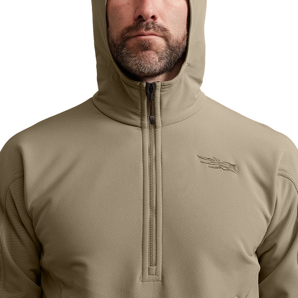 Alpha Fleece Hoodie Buckskin - Bowland Archery